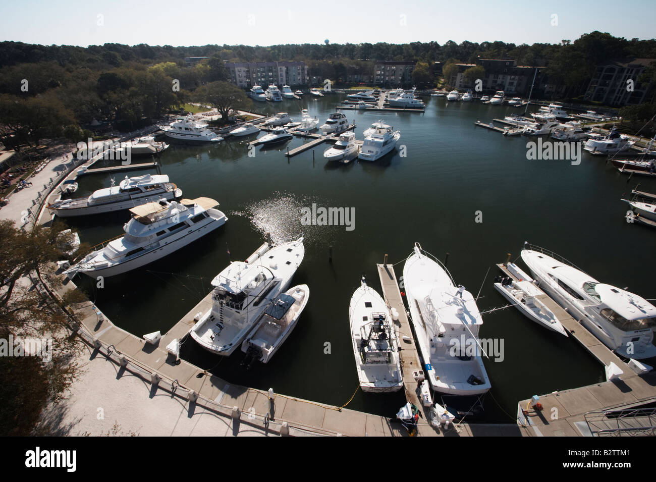 The harbor at Sea Pines Plantation Hilton Head SC Stock Photo - Alamy