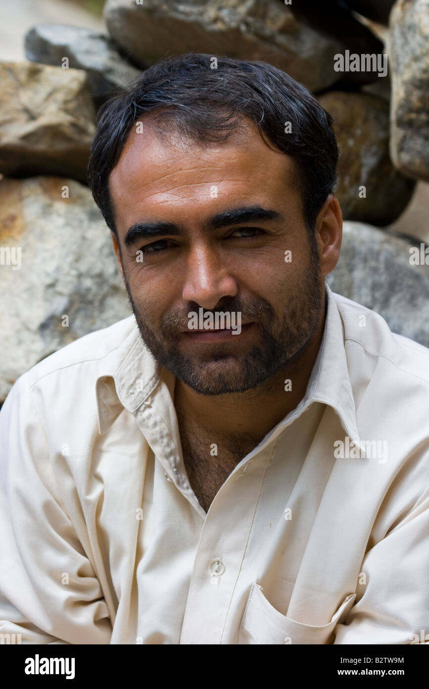 Hunza Man in Karimabad in Northern Pakistan Stock Photo - Alamy
