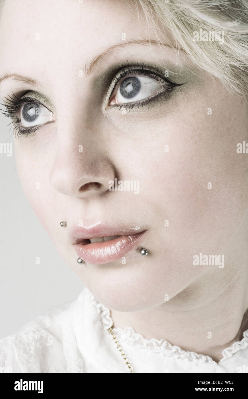 Face Piercings High Resolution Stock Photography and Images - Alamy