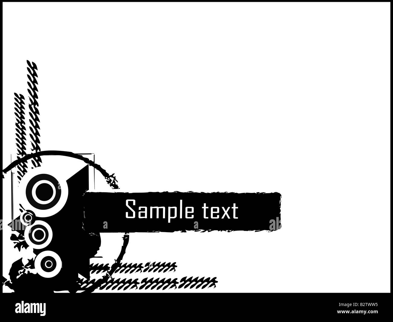 arrow sample text Stock Photo - Alamy