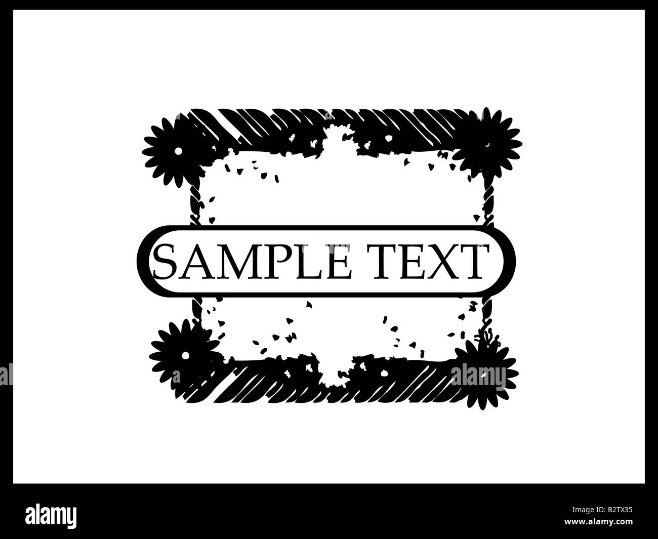 dark floral frame Stock Photo - Alamy