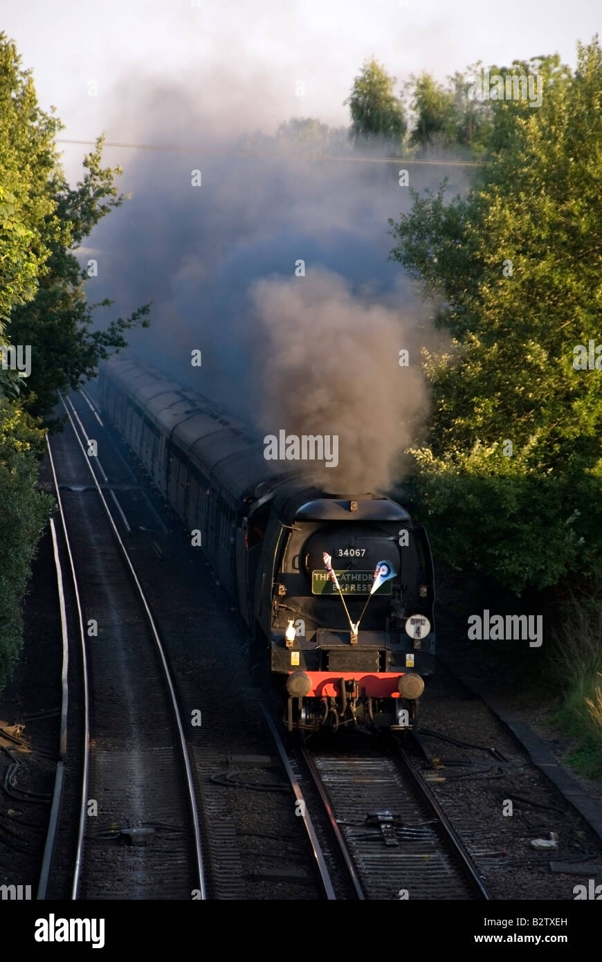 Billowing smoke uk railway hi-res stock photography and images - Alamy