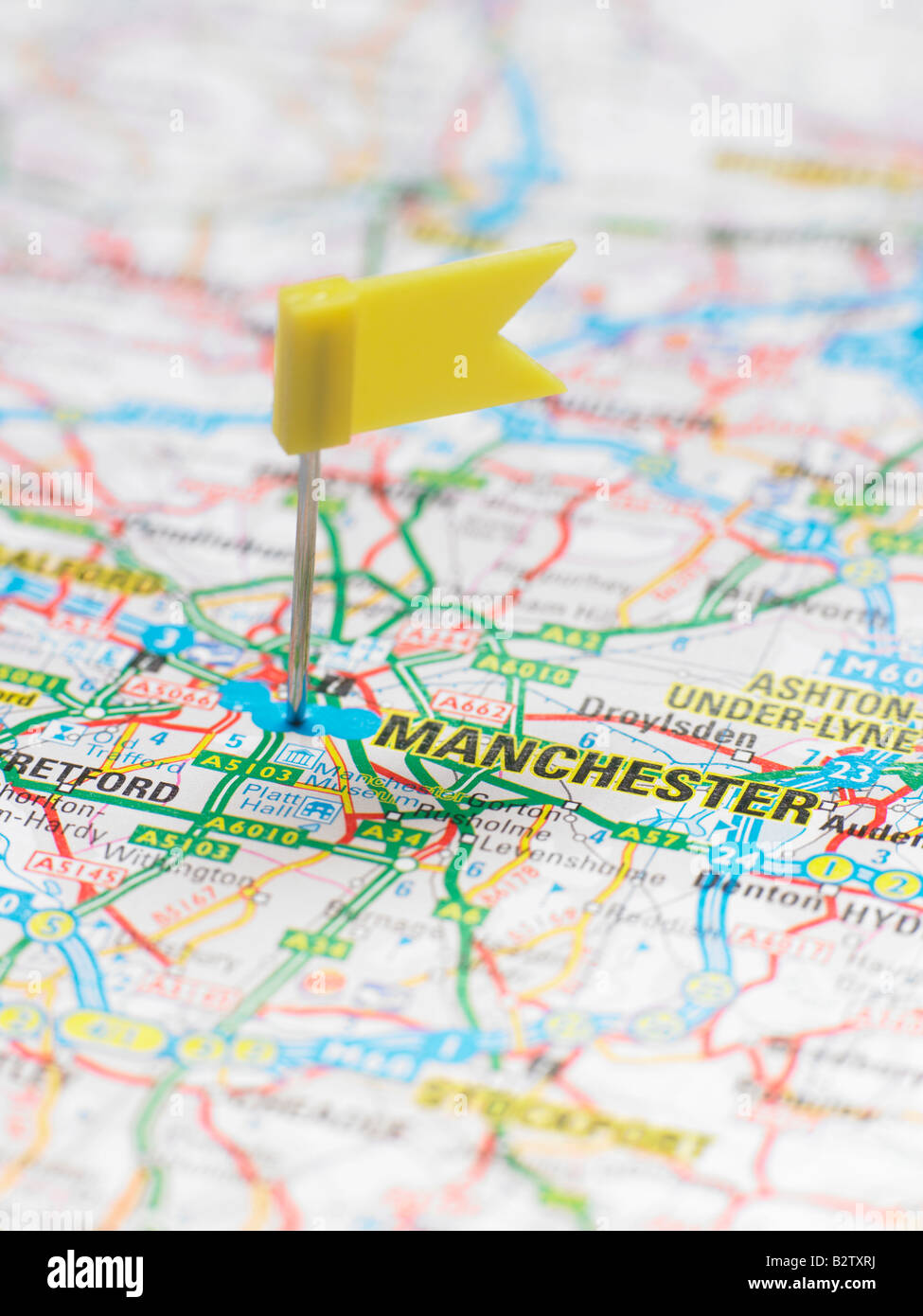 Manchester Map High Resolution Stock Photography and Images - Alamy