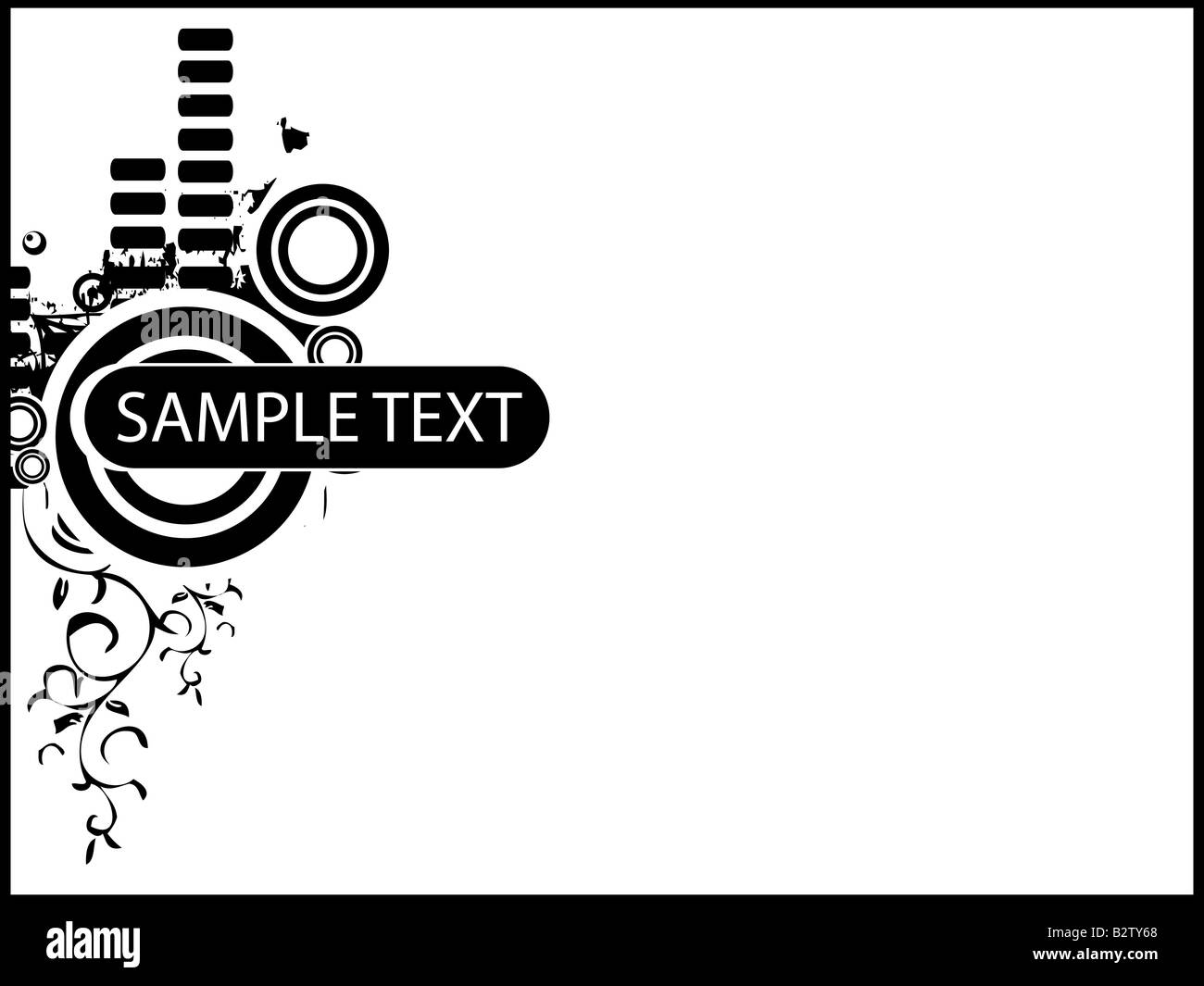circle with text-template Stock Photo - Alamy