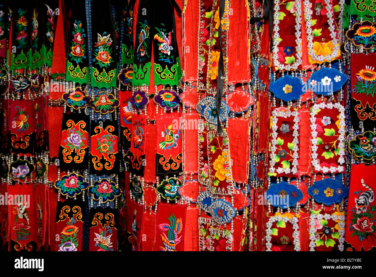 typical dresses of the Chinese Miao minority Stock Photo - Alamy