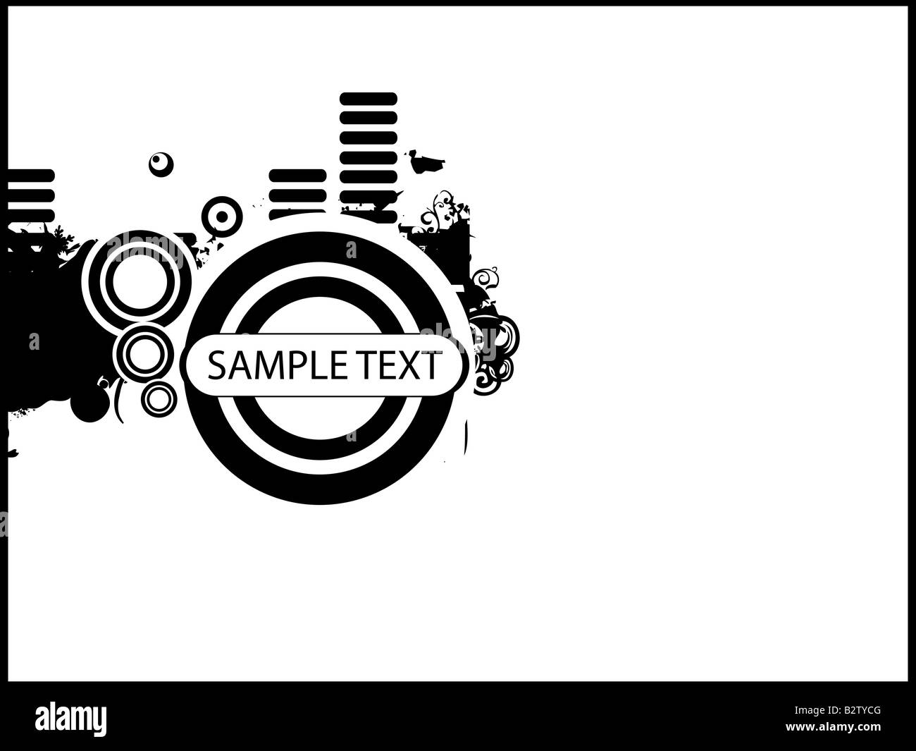 circle with sample-text Stock Photo - Alamy