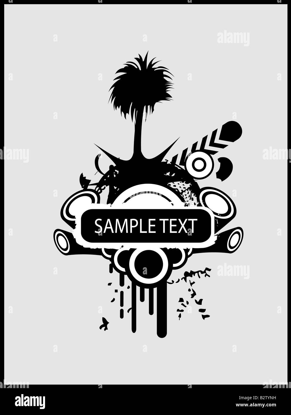 text-template in circle Stock Photo - Alamy