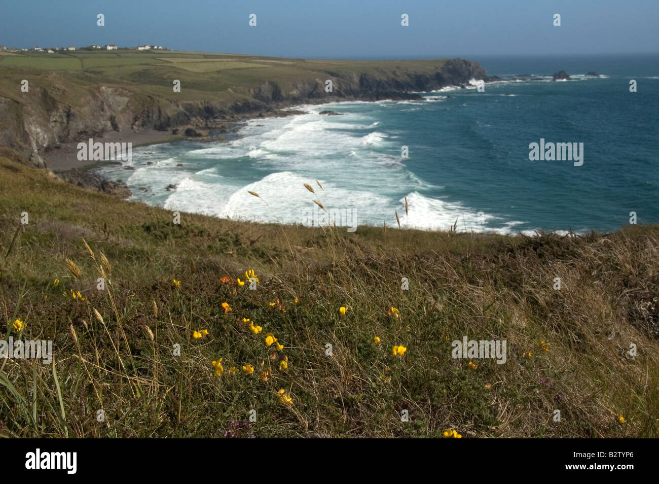 Pentreath Beach The Lizard Peninsula Cornwall England UK Stock Photo ...