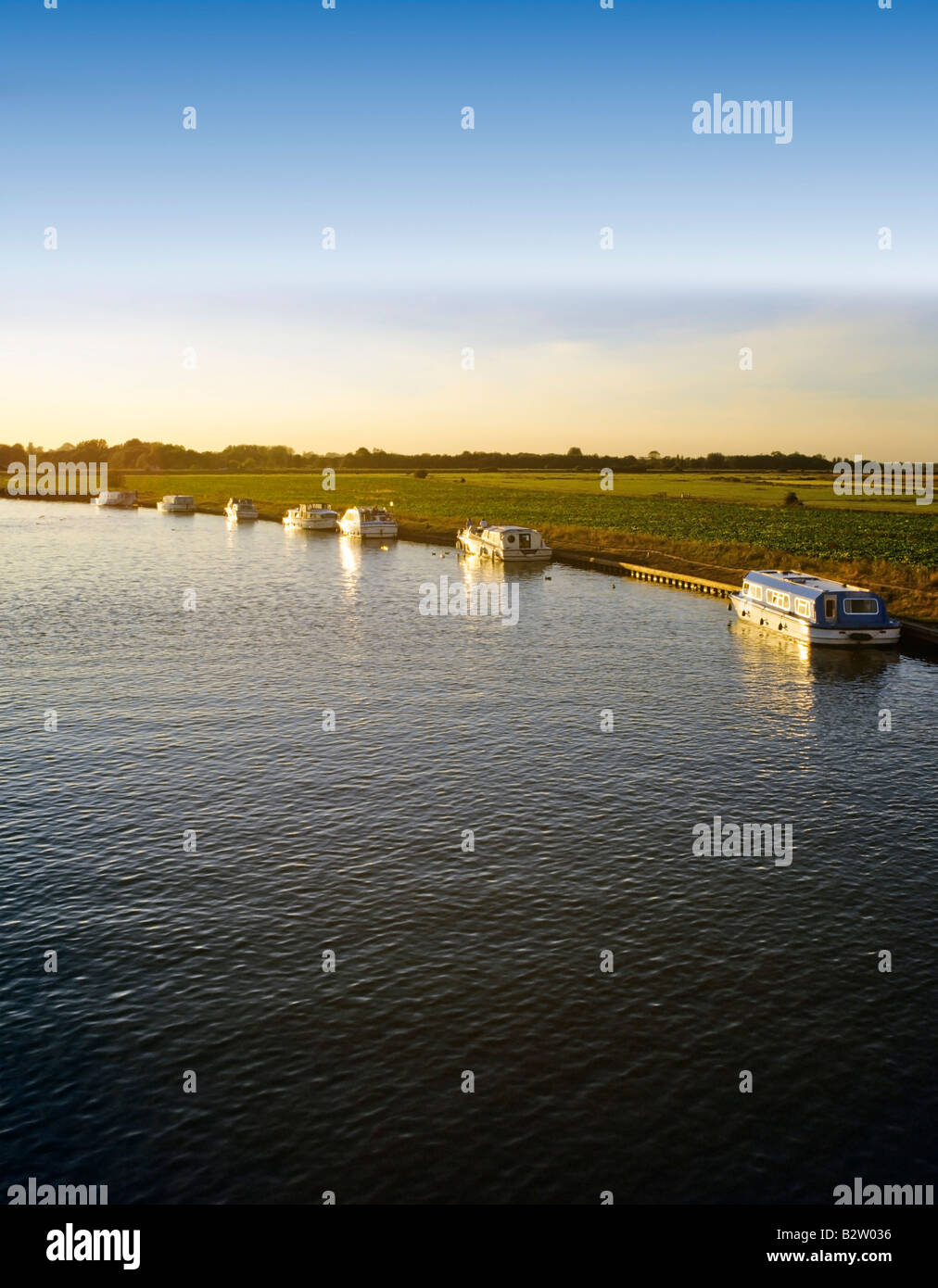 england east anglia the norfolk broads national park Stock Photo - Alamy