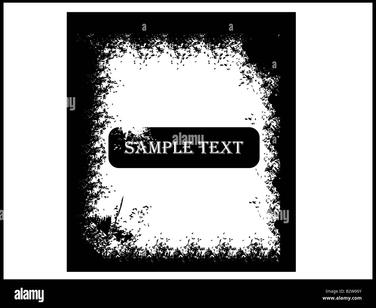 text-template with frame Stock Photo - Alamy
