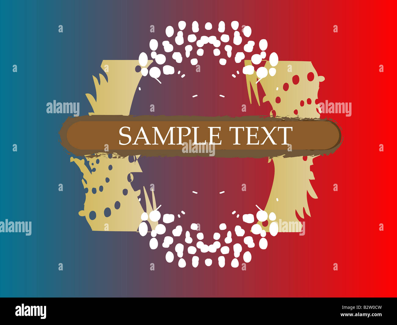 stained with sample text Stock Photo - Alamy