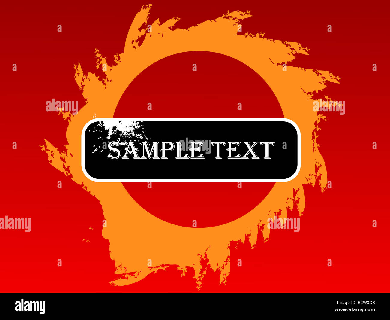 sample-text in circle Stock Photo - Alamy