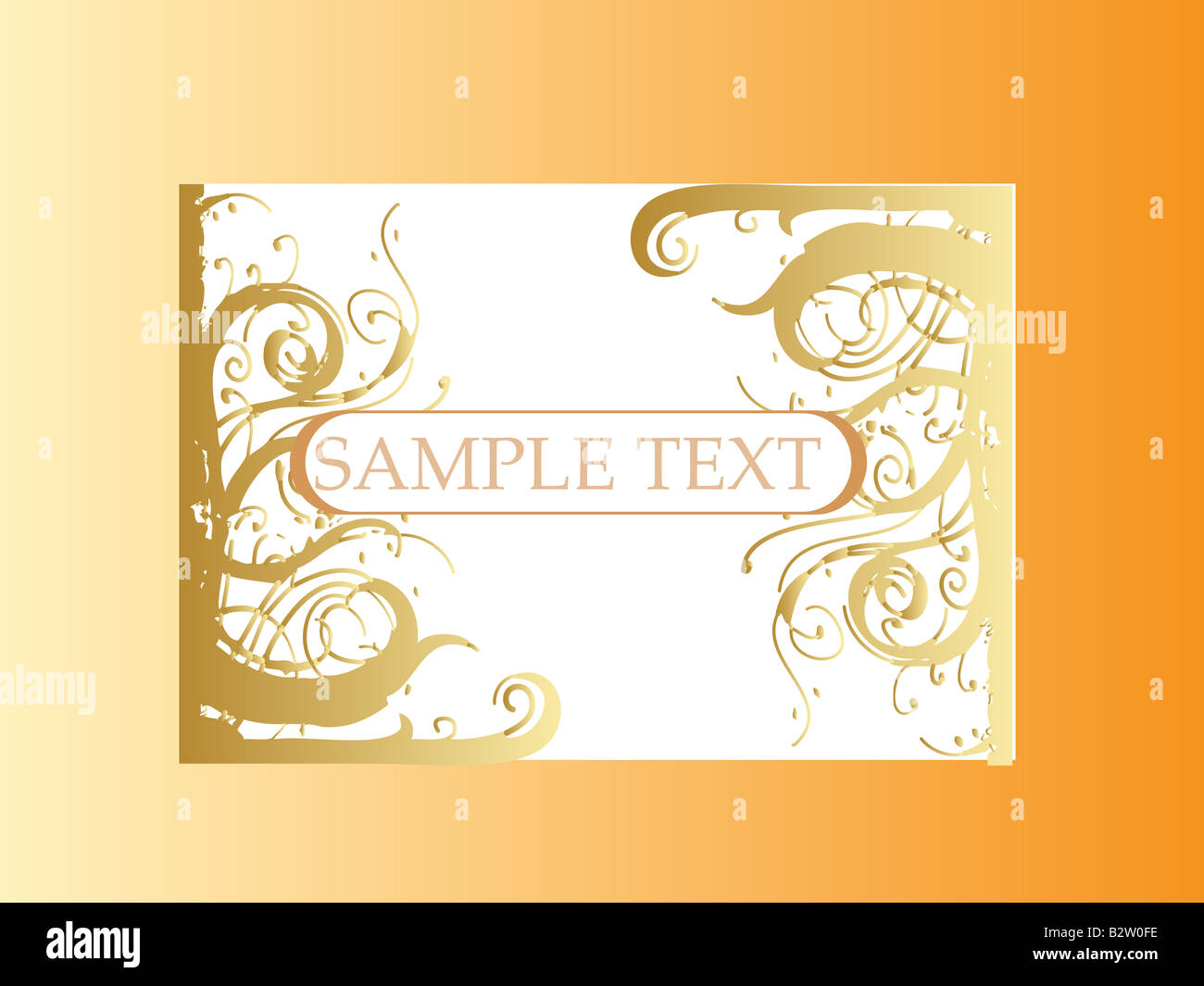 sample text with swirls Stock Photo - Alamy