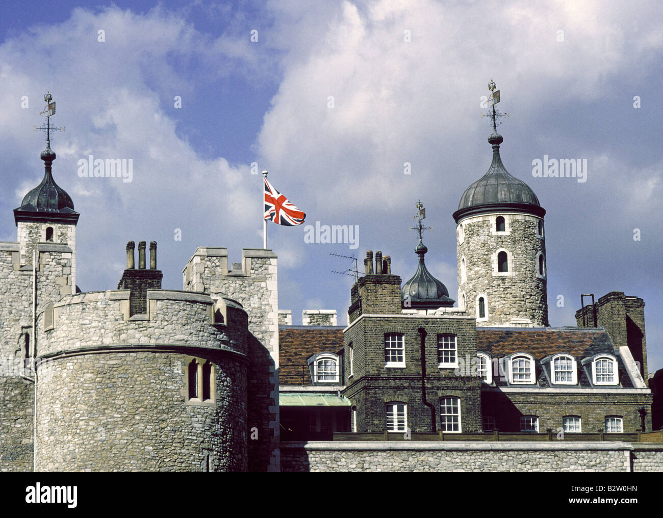 Tower Of London British Flag High Resolution Stock Photography and ...