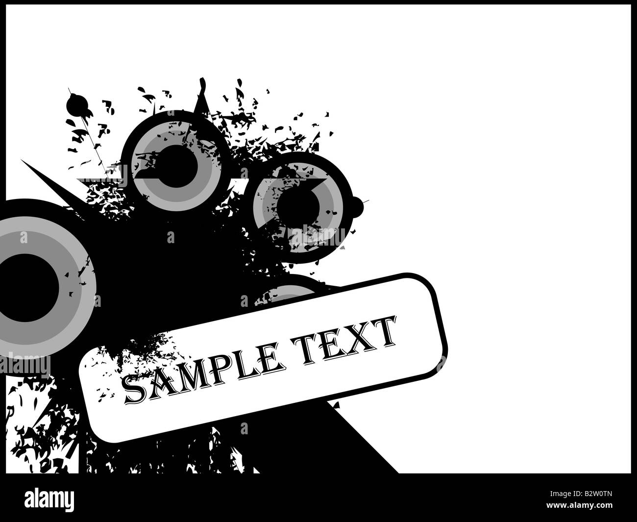 circles and text-template Stock Photo - Alamy