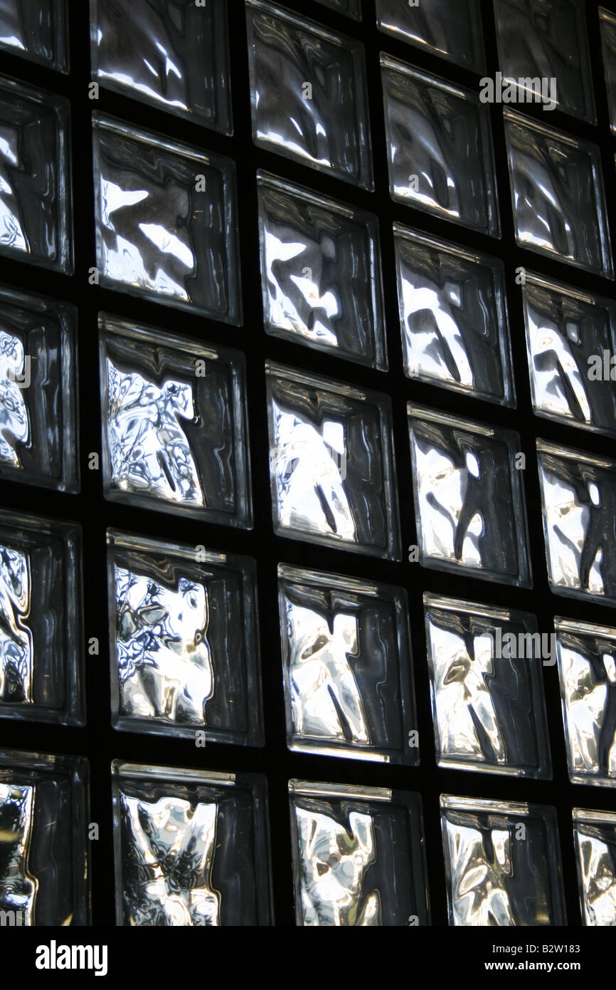 glass windows with small panes inside building property Stock Photo - Alamy