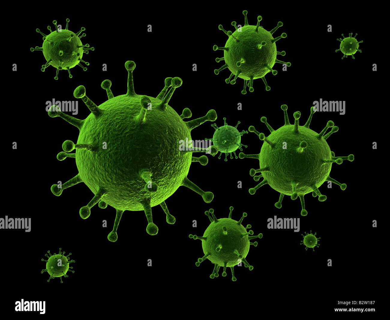 Isolated viruses hi-res stock photography and images - Alamy
