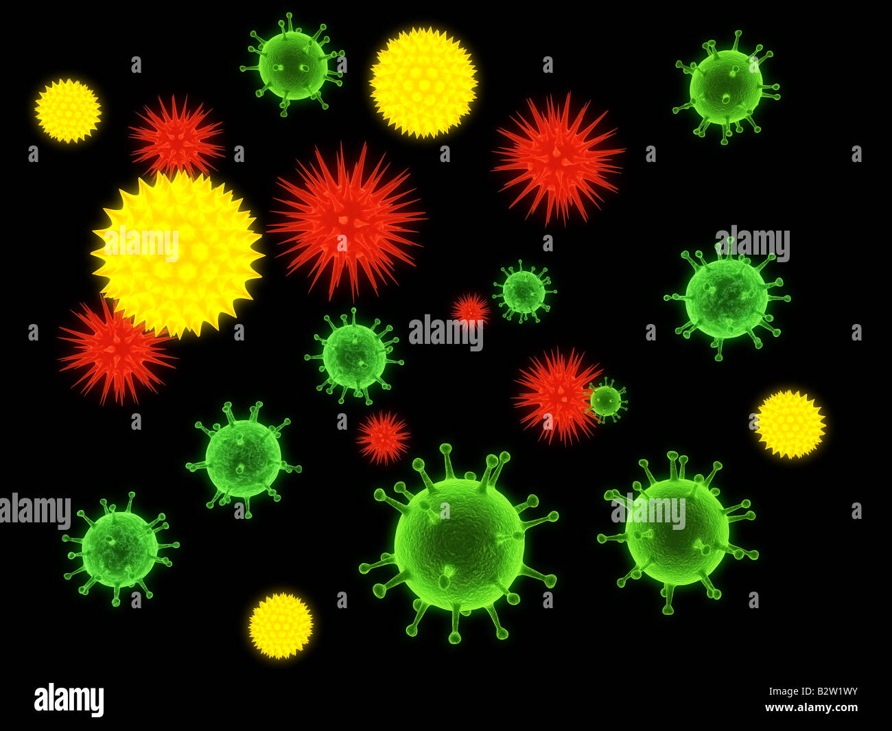 Different Viruses High Resolution Stock Photography and Images - Alamy