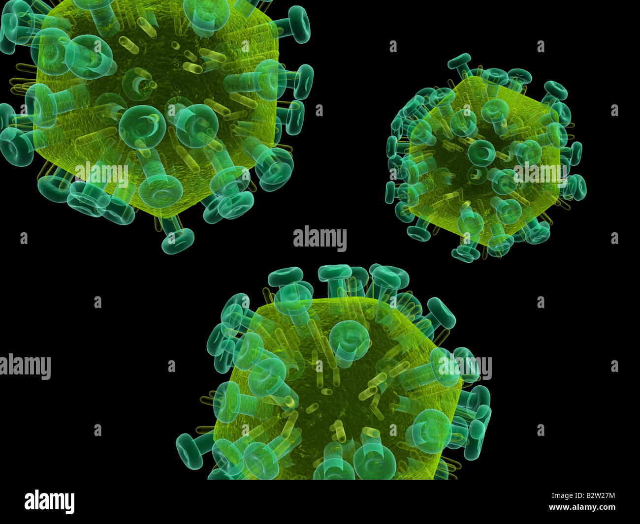 Isolated viruses hi-res stock photography and images - Alamy