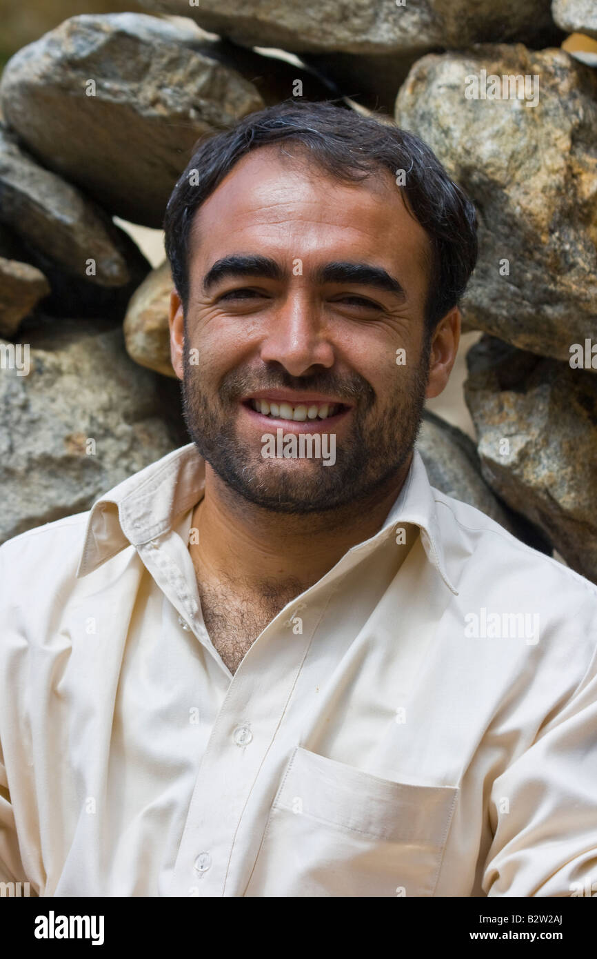 Hunza Man in Karimabad in Northern Pakistan Stock Photo - Alamy