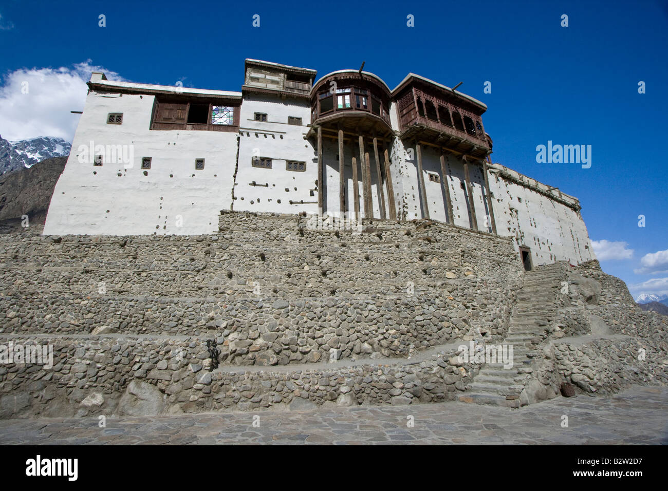 Baltit Fort in Karimabad in the Hunza Valley in Northern Pakistan Stock ...