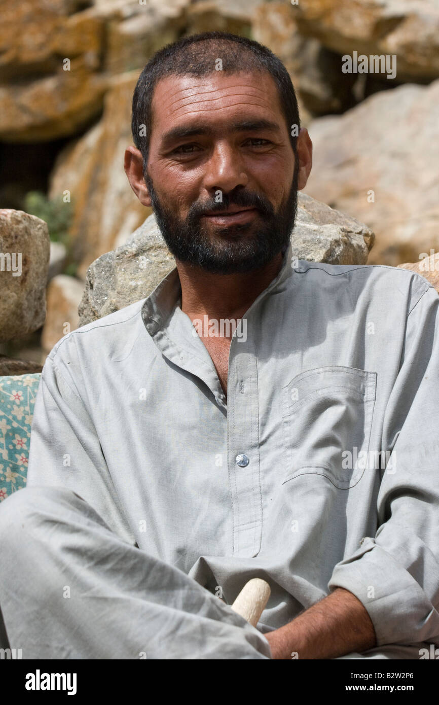 Hunza Man in Karimabad in Northern Pakistan Stock Photo - Alamy