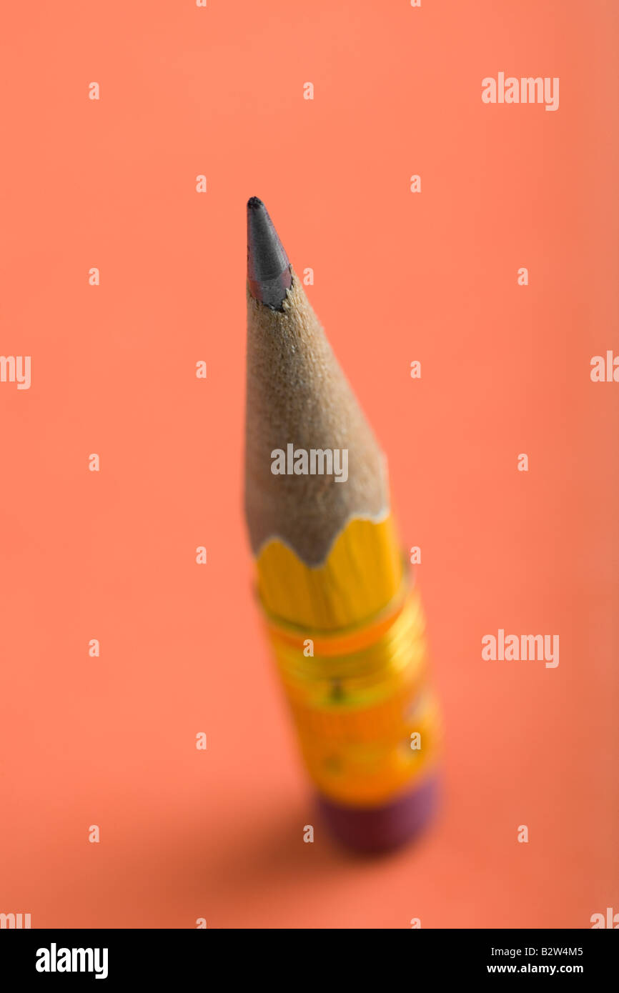 Short used pencil Stock Photo - Alamy