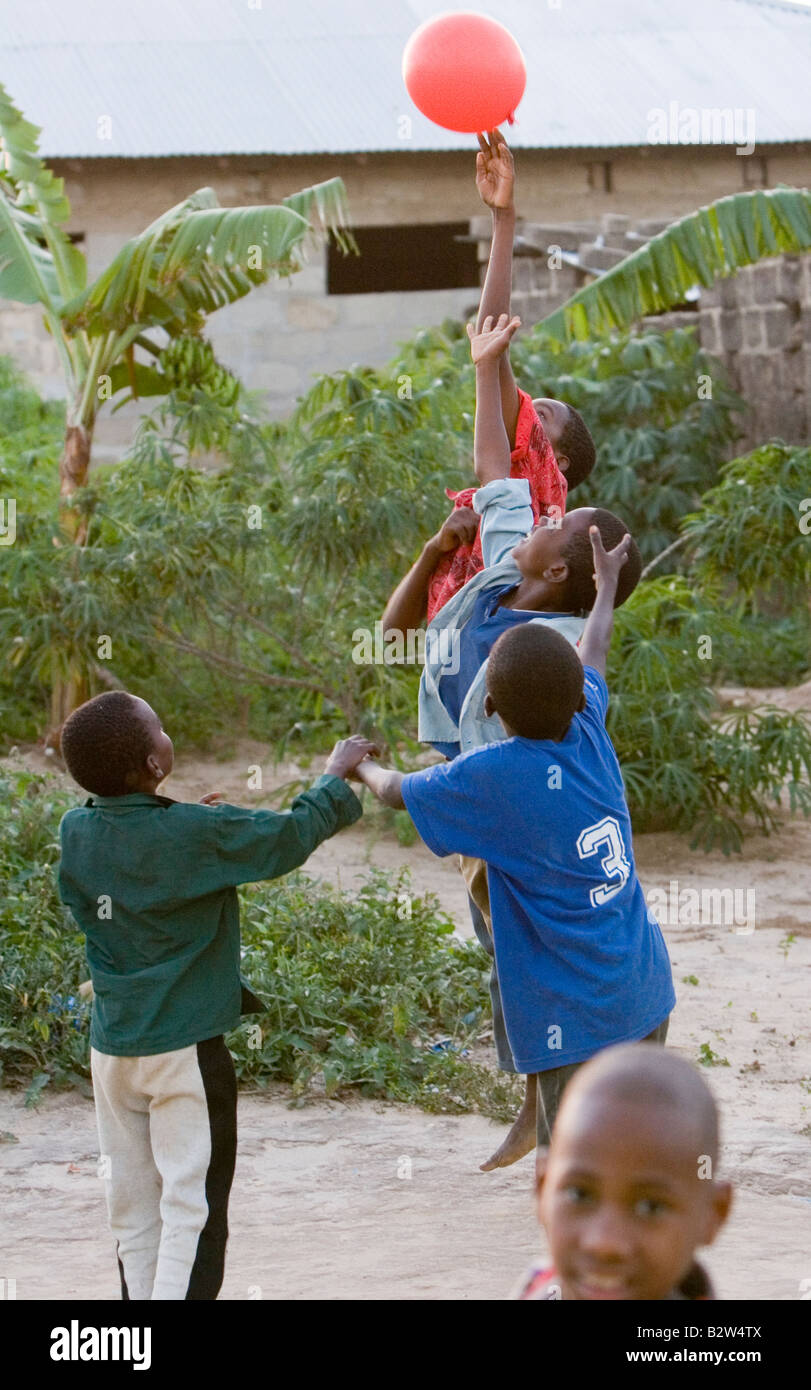 Zanzibar children playing hi-res stock photography and images - Alamy