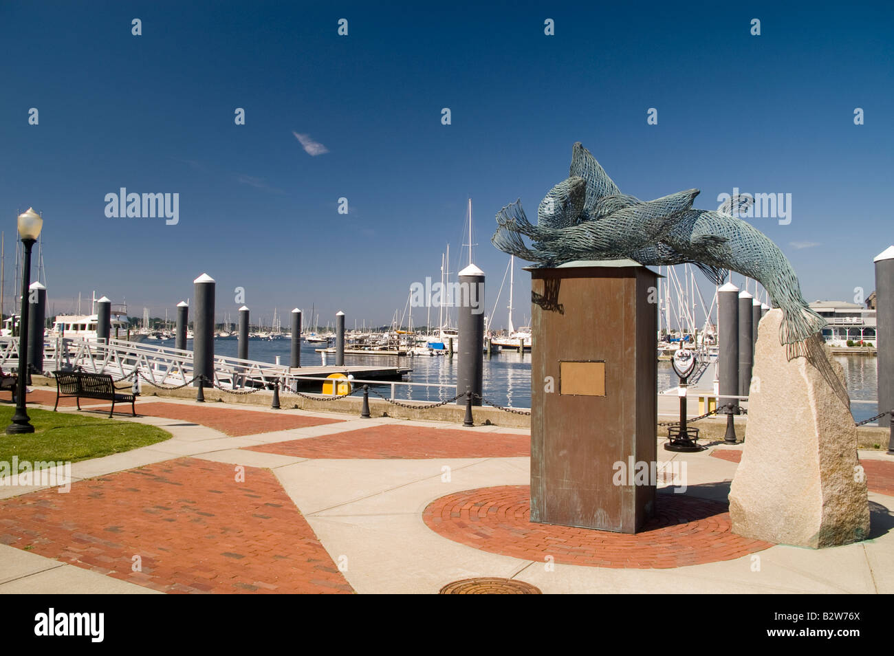 Newport port boat ship sailing Stock Photo - Alamy