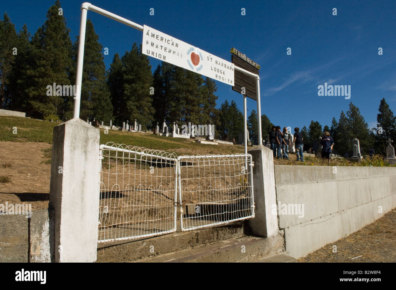 Local cemetery in Wenatchee, Washington Stock Photo - Alamy