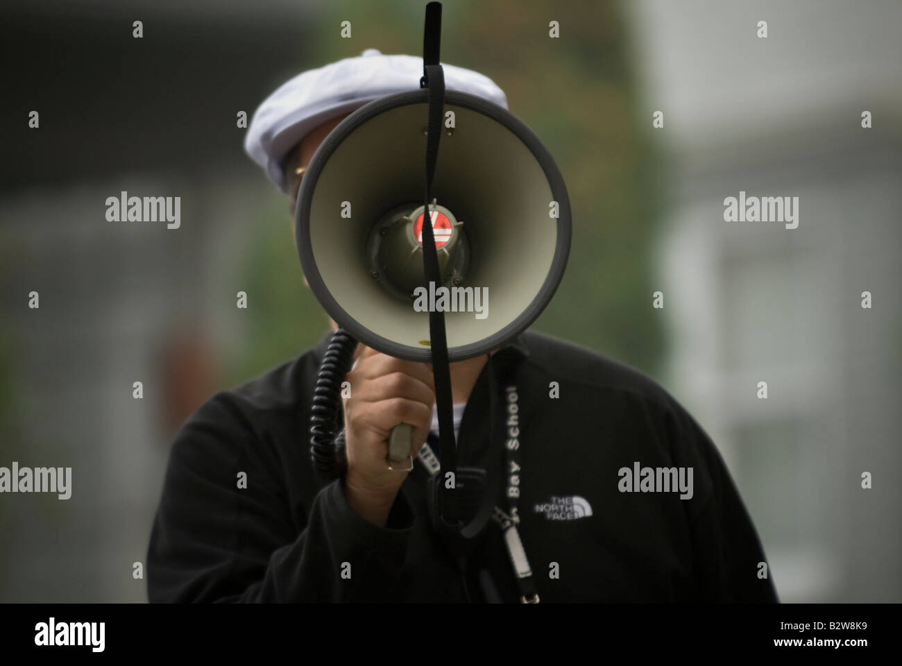Megaphone rally hi-res stock photography and images - Alamy