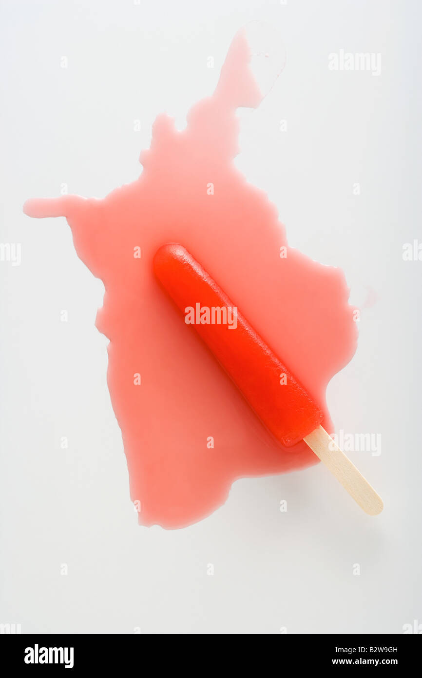 Melting ice lolly hi-res stock photography and images - Alamy