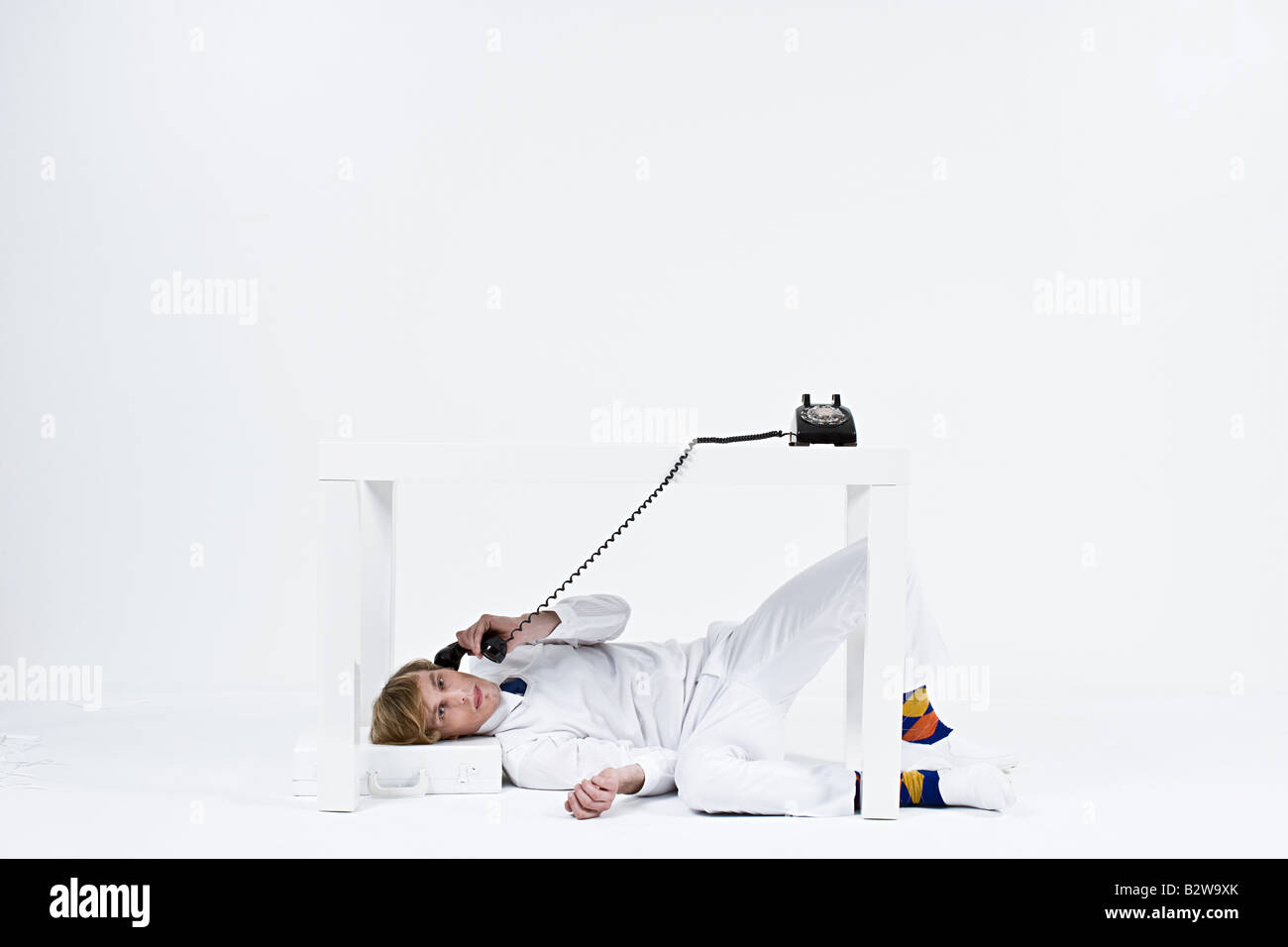 Man Under Desk High Resolution Stock Photography and Images - Alamy