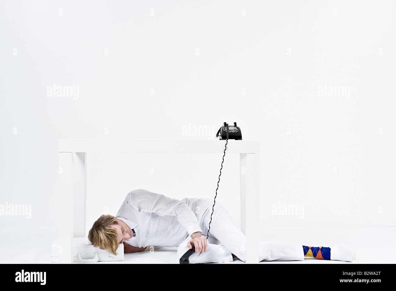 Man Under Desk High Resolution Stock Photography and Images - Alamy