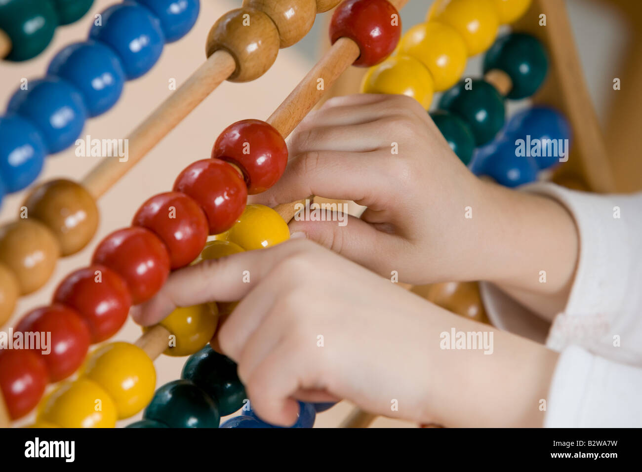 Child with abacus Stock Photo - Alamy