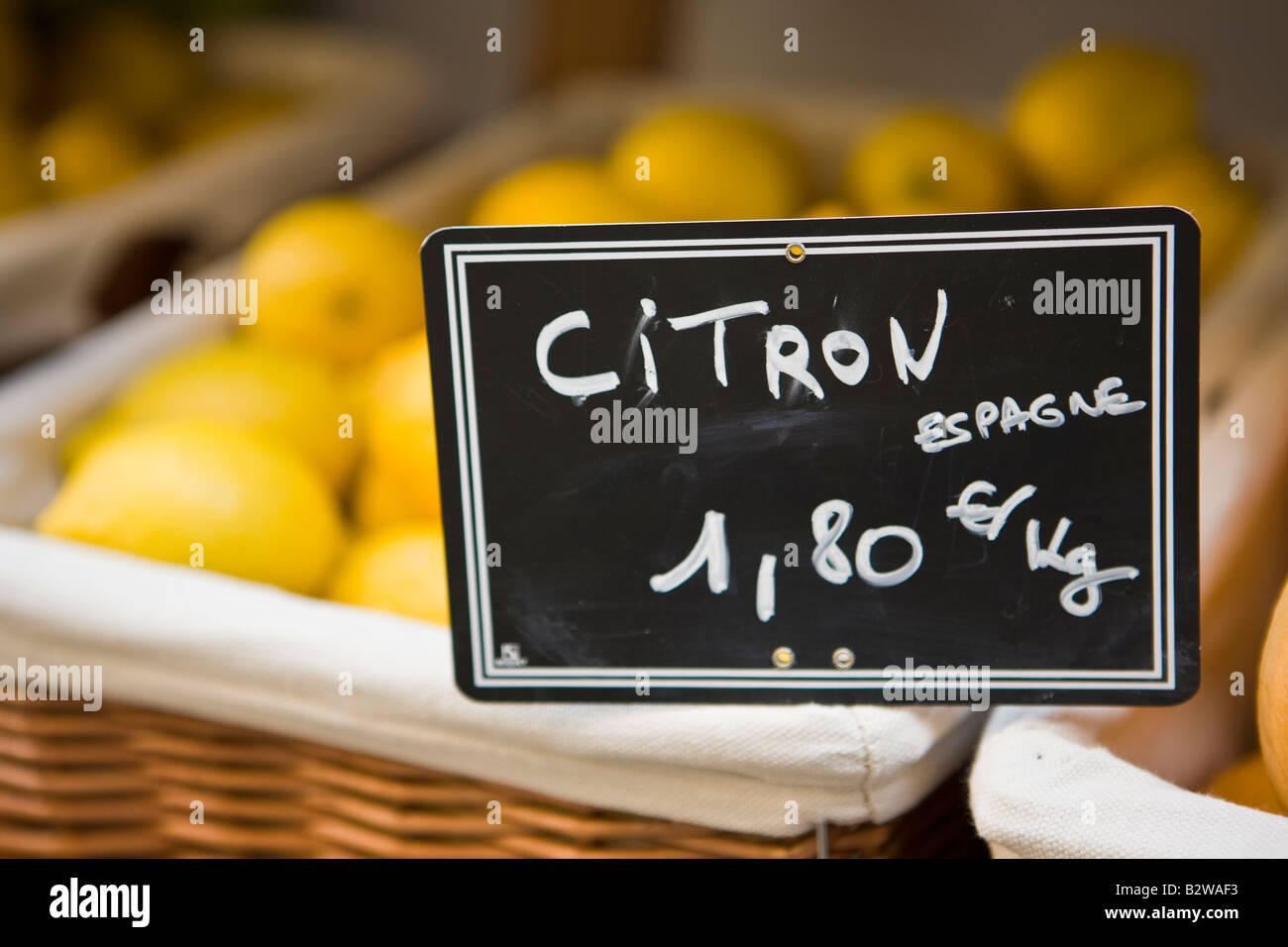 Lemon of Spain, France Stock Photo - Alamy