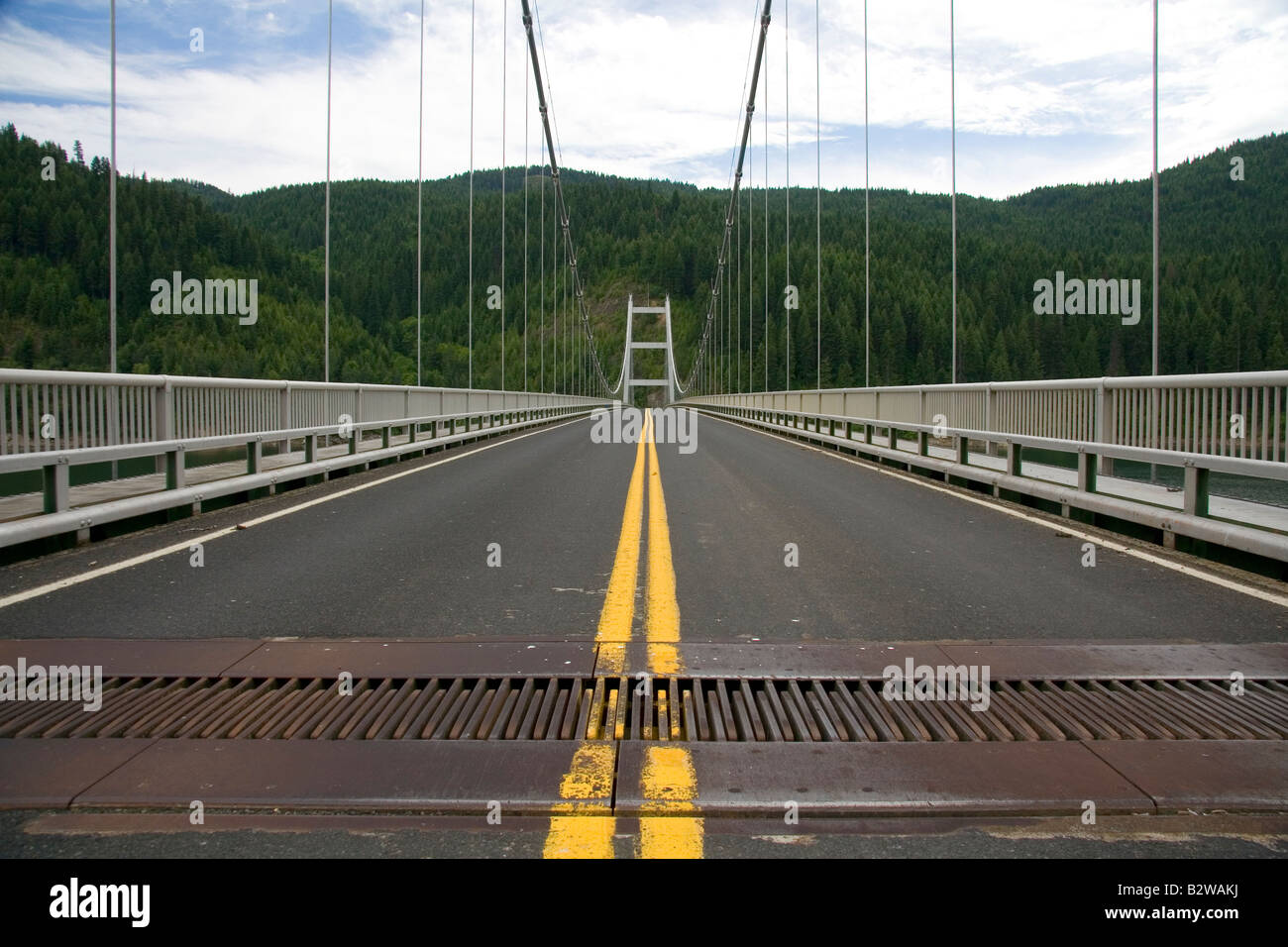 Expansion joint of the Dent Bridge near Orofino Idaho Stock Photo - Alamy