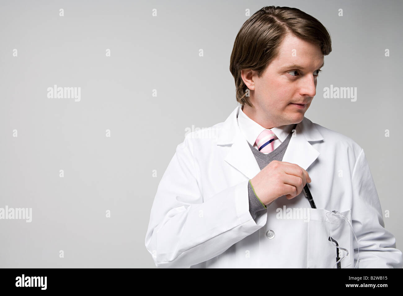 Portrait of a scientist Stock Photo - Alamy