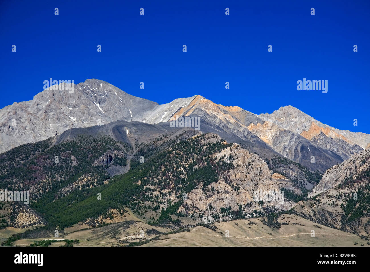 Borah Peak also known as Mount Borah is the highest mountain in Idaho Stock Photo - Alamy