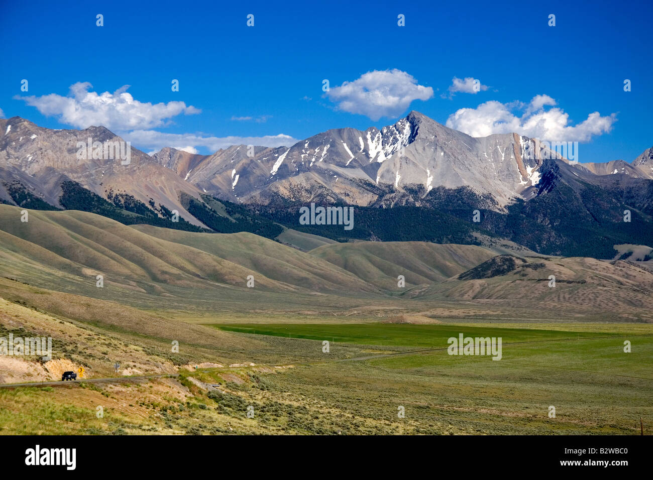 Borah Peak also known as Mount Borah is the highest mountain in Idaho Stock Photo - Alamy