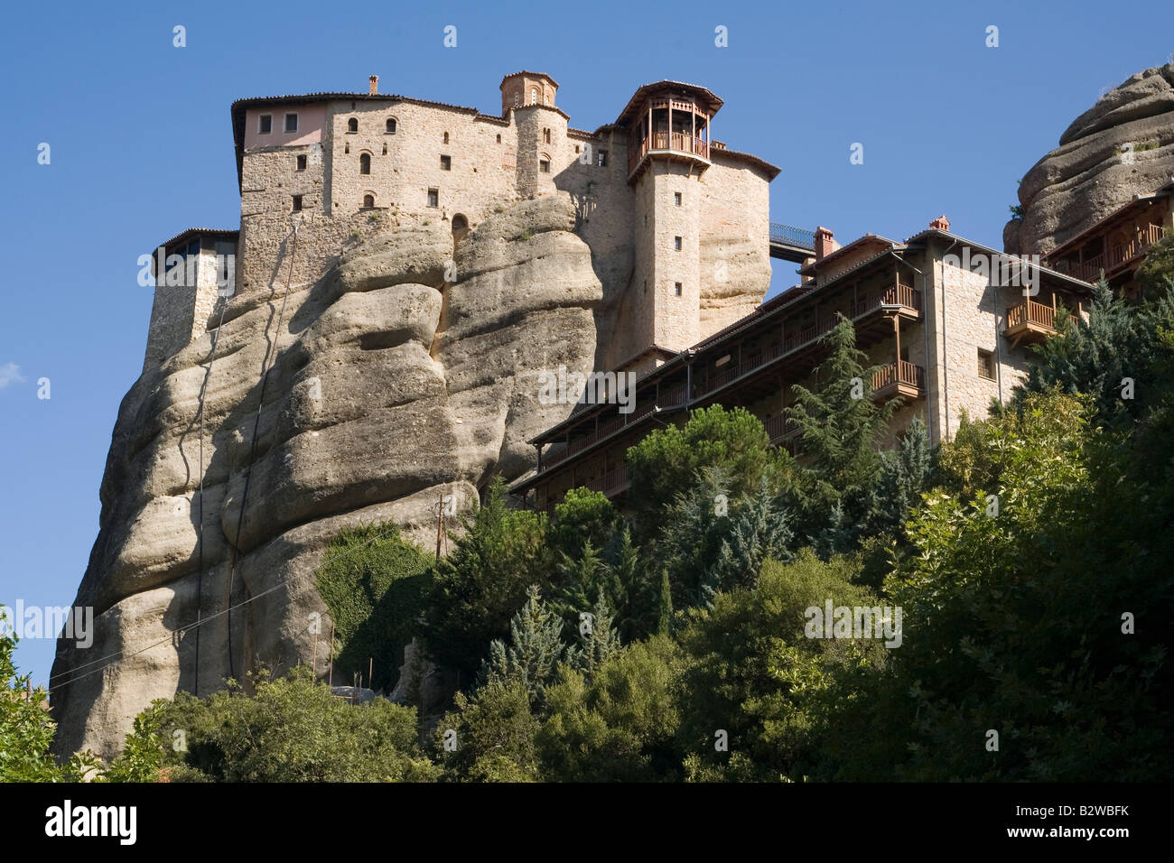 Monastery roussanou hi-res stock photography and images - Alamy