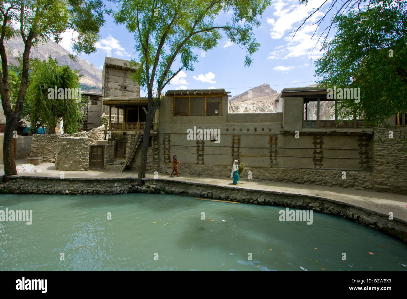 Village of Ganish near Karimabad Hunza Pakistan Stock Photo - Alamy
