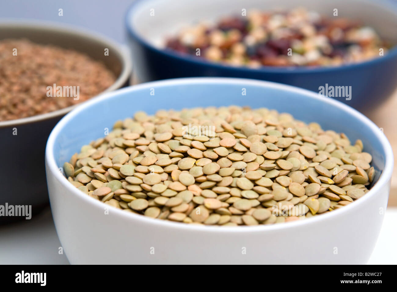 Organic dried lentils hi-res stock photography and images - Alamy