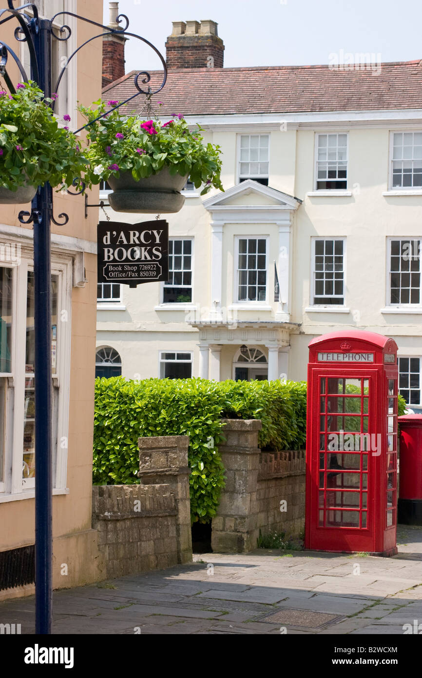 Georgian buildings in town centre, Devizes, Wiltshire, UK Stock Photo ...