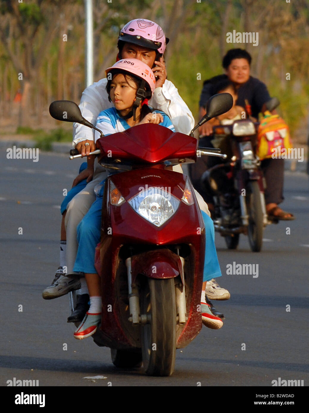 Driving motor scooter hi-res stock photography and images - Alamy