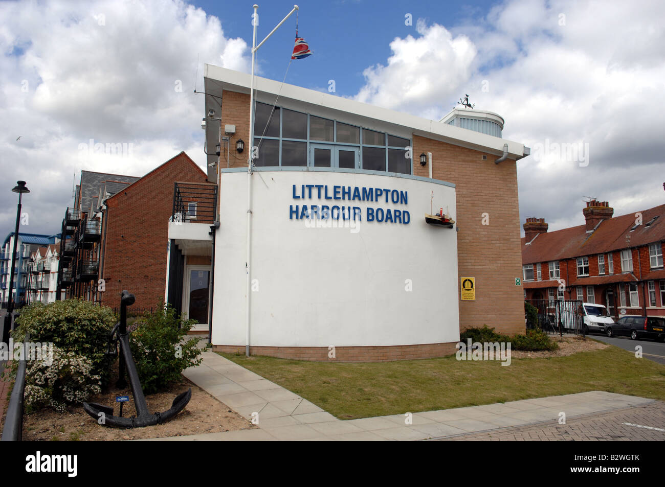 The Littlehampton Harbour Board office UK Stock Photo - Alamy