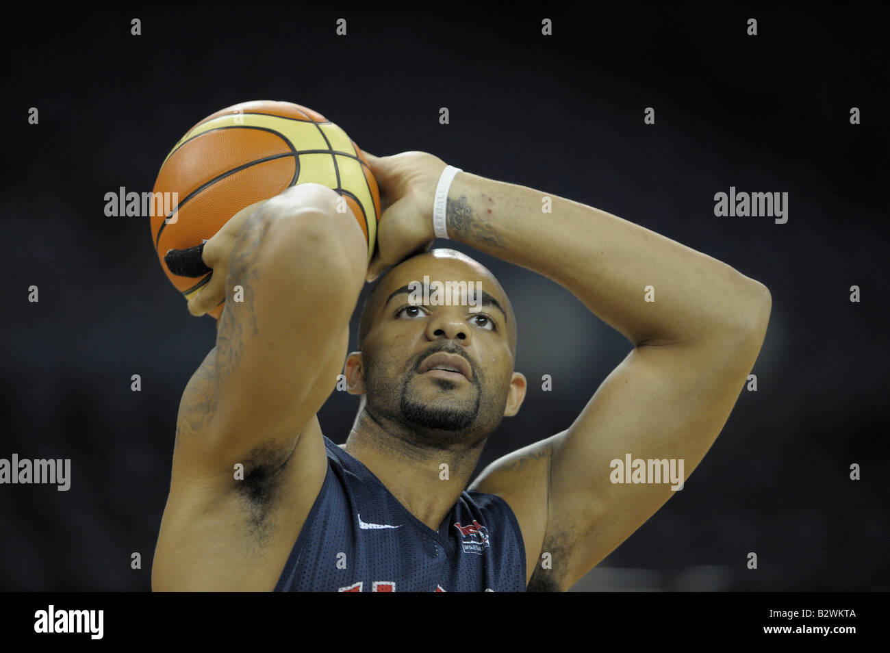 U.S. men senior basketball team player Carlos Boozer attends a training ...