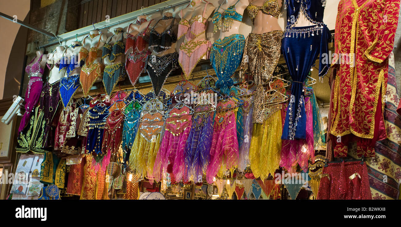 Belly Dancing Dresses The top of this Grand Bazaar shop is a colourful ...