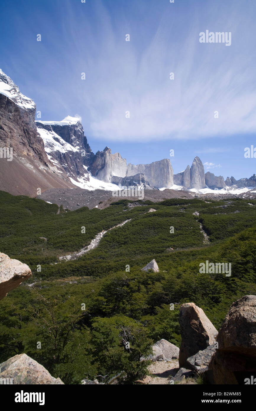 French Valley, Second lookout, Torres del Paine National Park, Chile ...