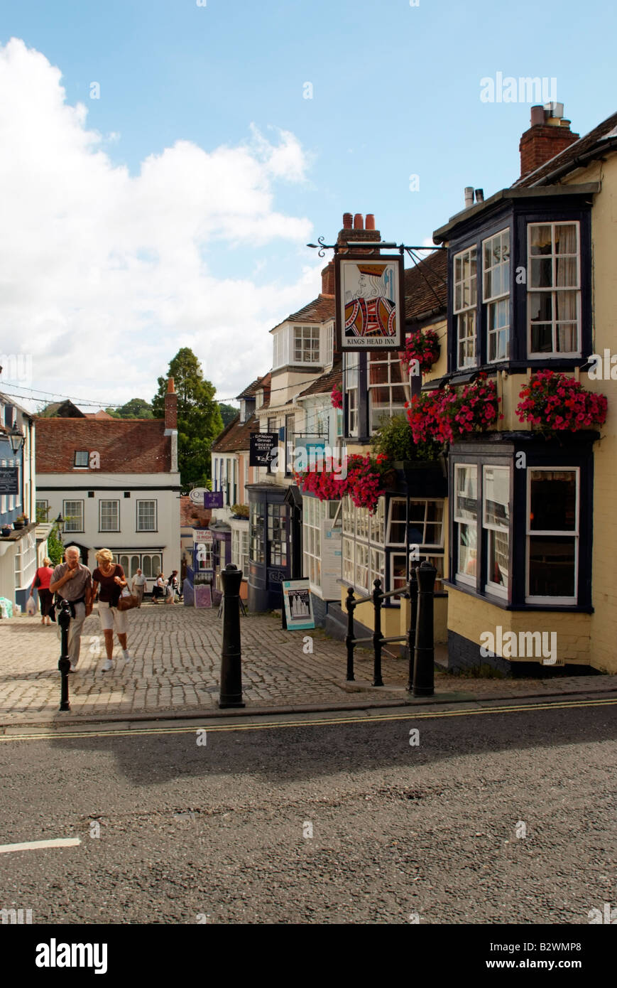 Lymington a georgian market town business premises Hampshire England ...